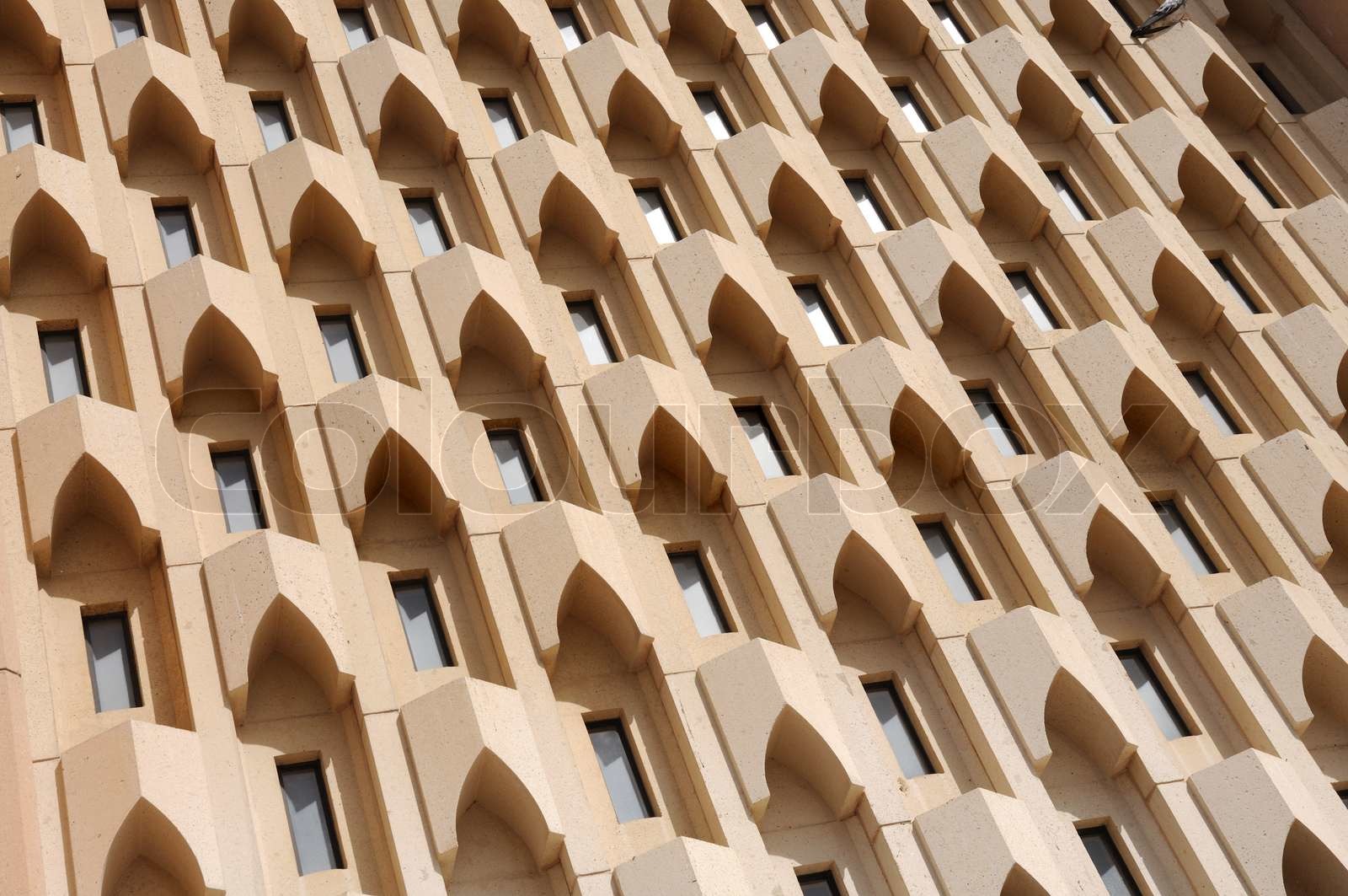 Modern Building Facade in Dubai, United Arab Emirates | Stock image ...