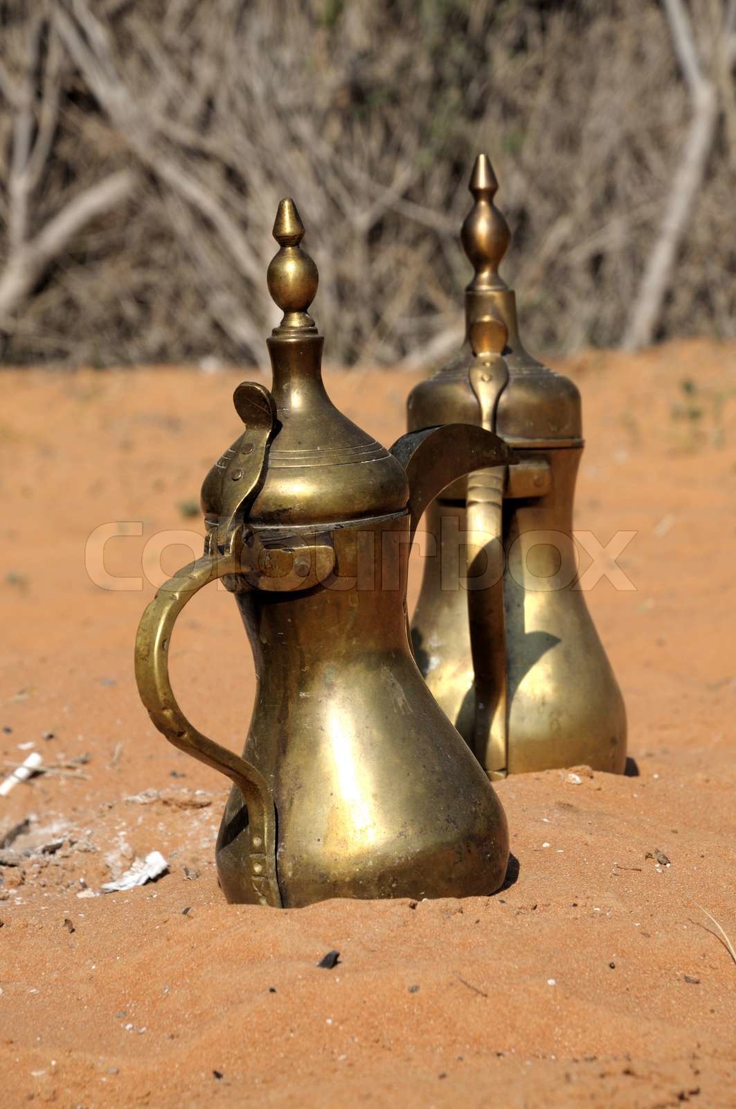 Arabic coffee pots | Stock image | Colourbox