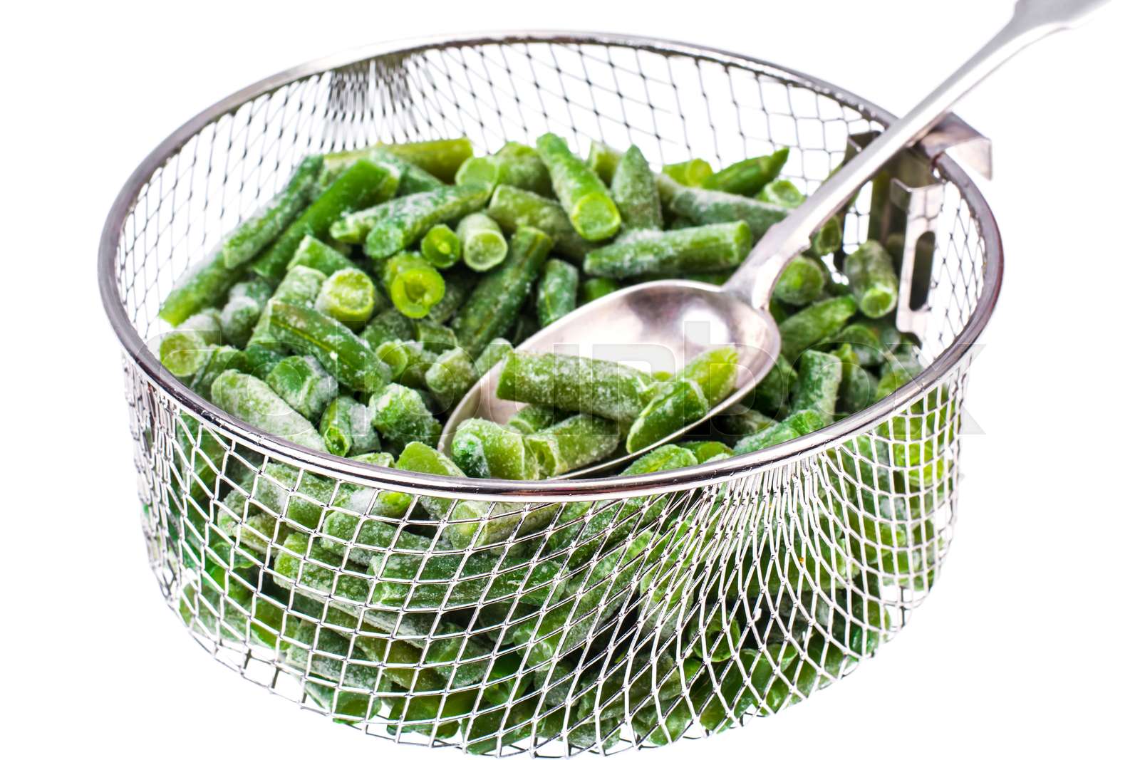 Frozen green string beans | Stock image | Colourbox