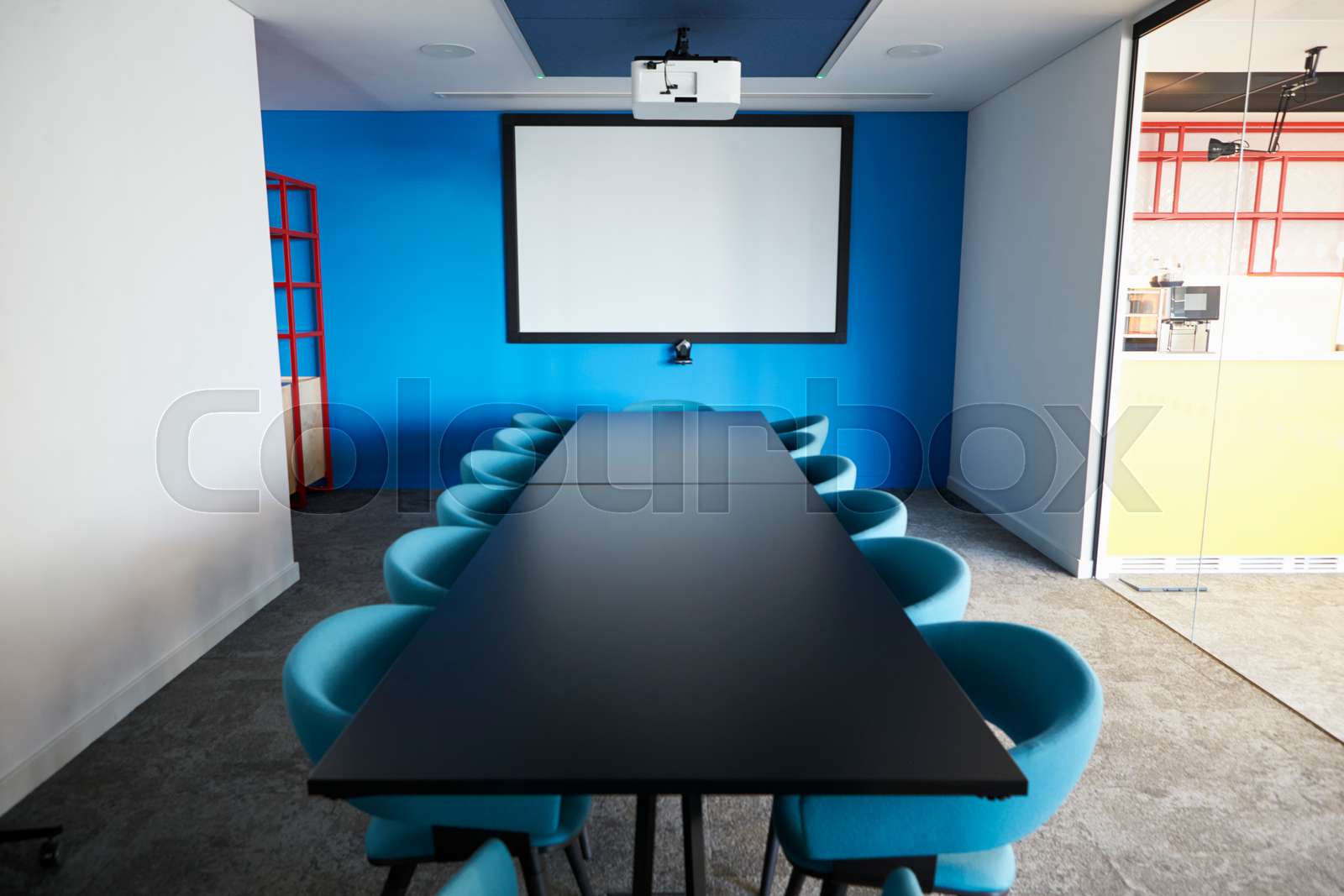 Empty meeting room in an office | Stock image | Colourbox