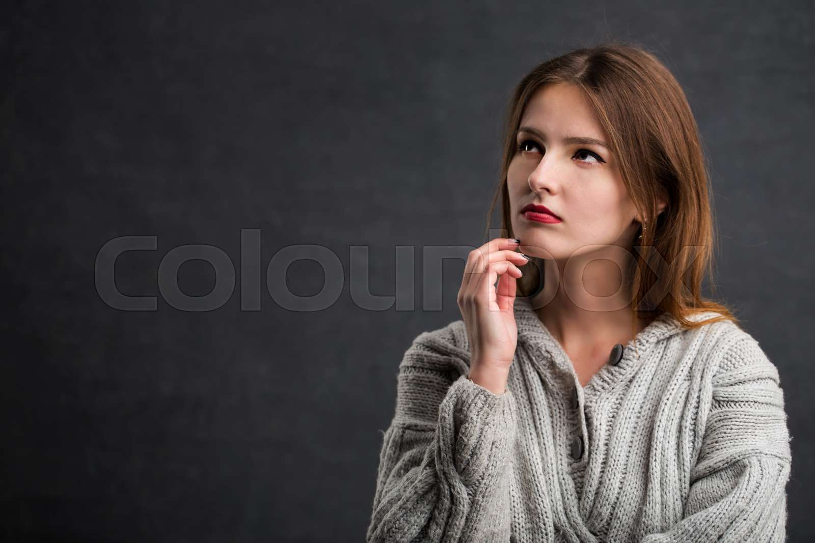 Beautiful Eye-catching Girl | Stock image | Colourbox