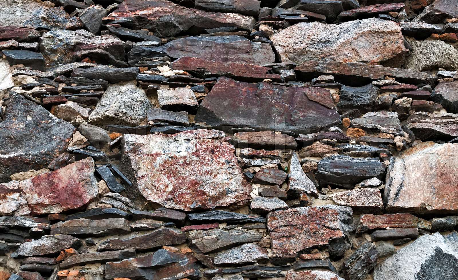 vintage stone wall texture fence architecture design | Stock image ...