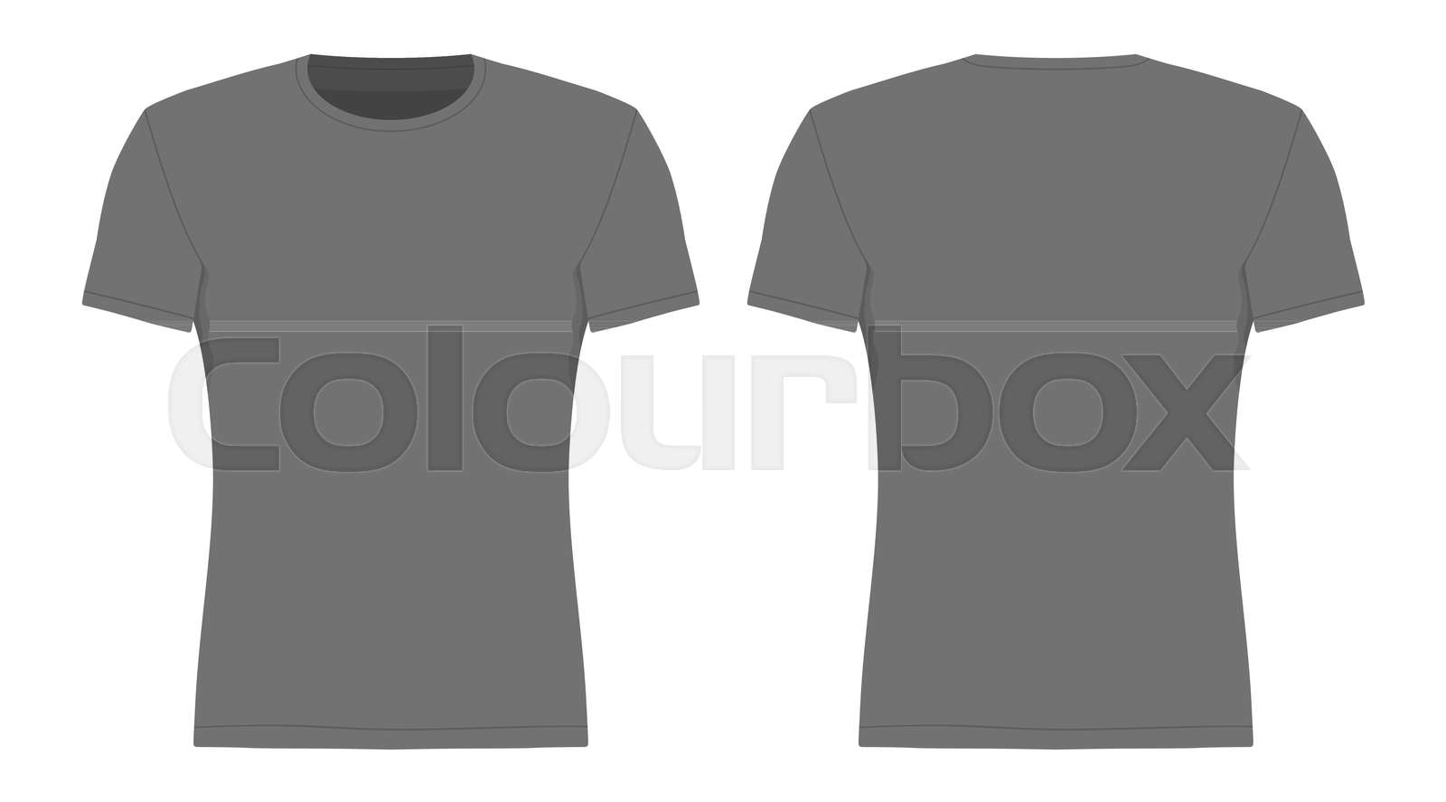 men's black t-shirt | Stock vector | Colourbox