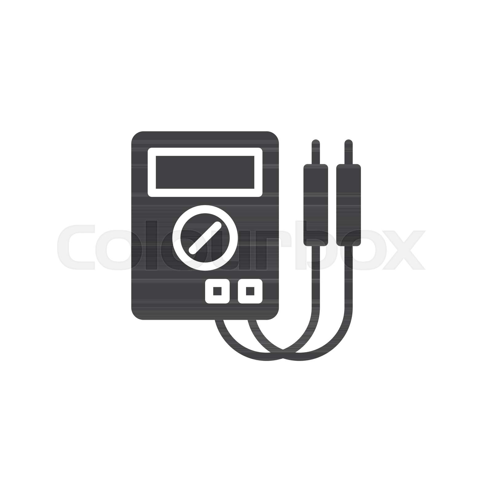 Digital multimeter icon vector | Stock vector | Colourbox