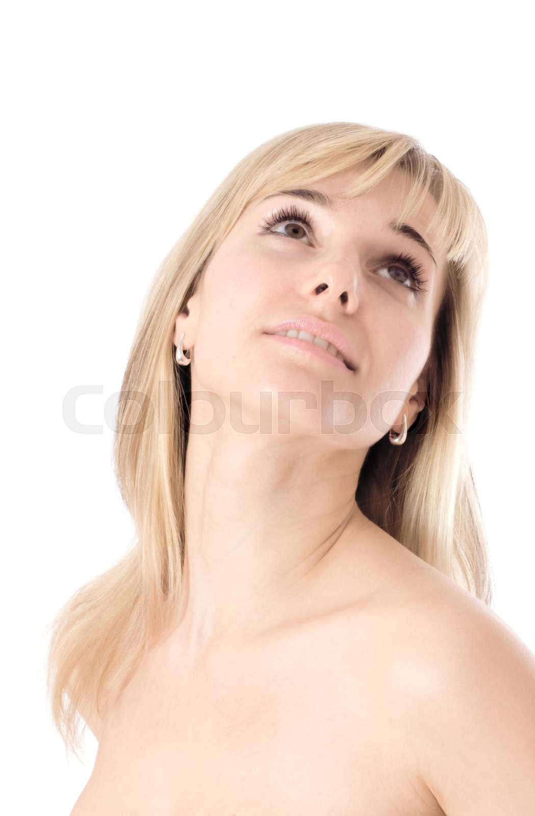 Beautiful Woman Face Stock Image Colourbox