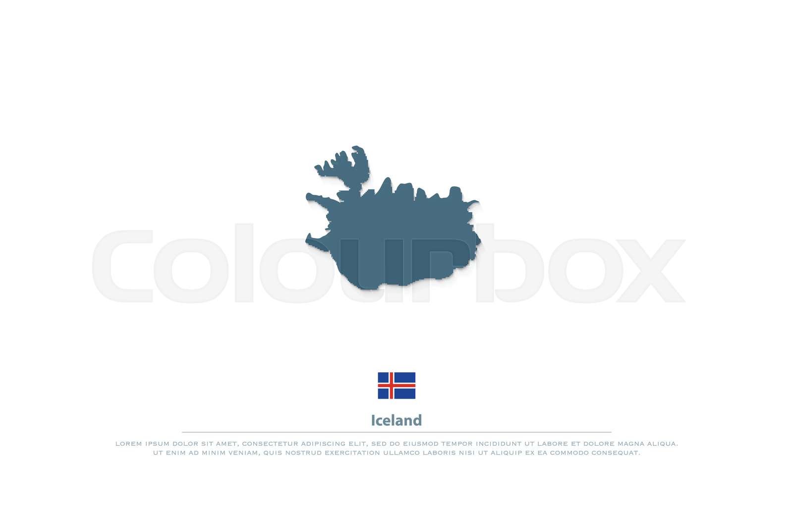iceland | Stock vector | Colourbox