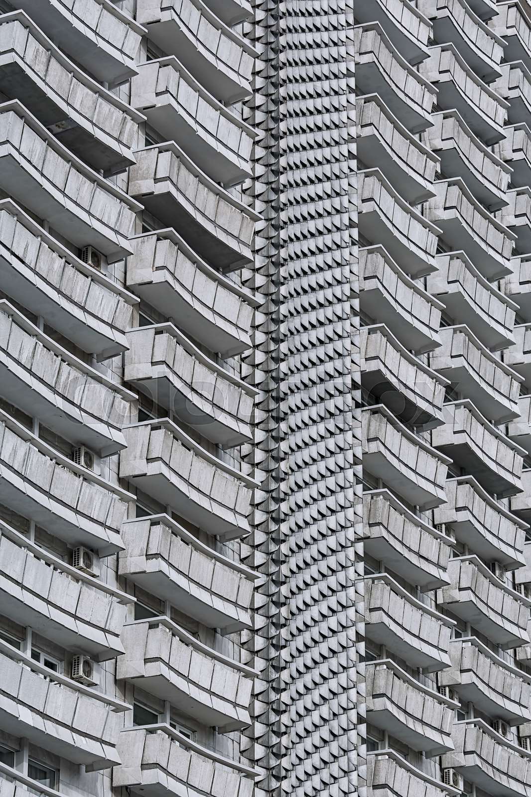 Balconies of High-rise Building | Stock image | Colourbox
