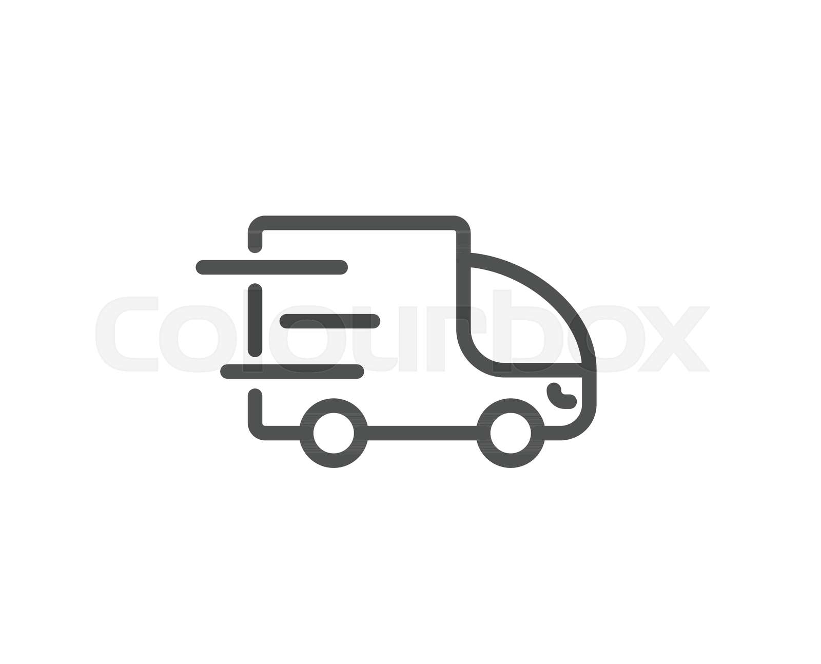 lastwagen, symbol, bestandteil | Stock-Vektor | Colourbox