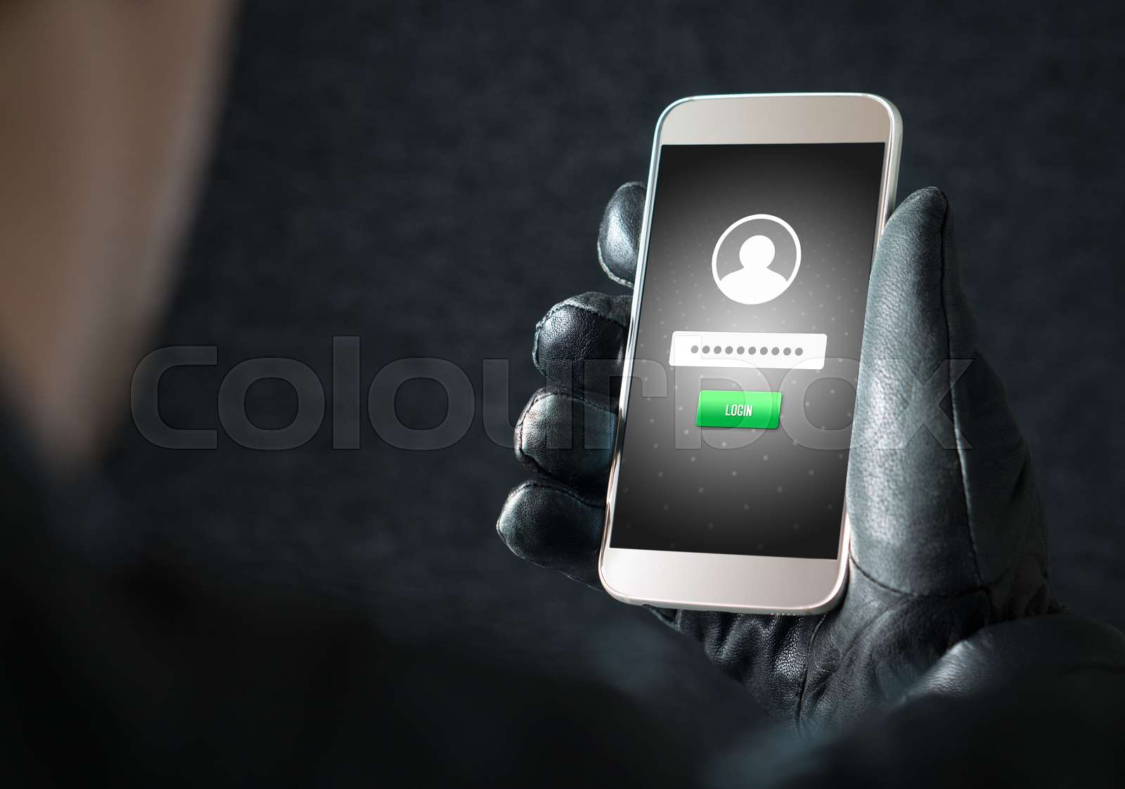 Identity theft and cyber security concept. | Stock image | Colourbox
