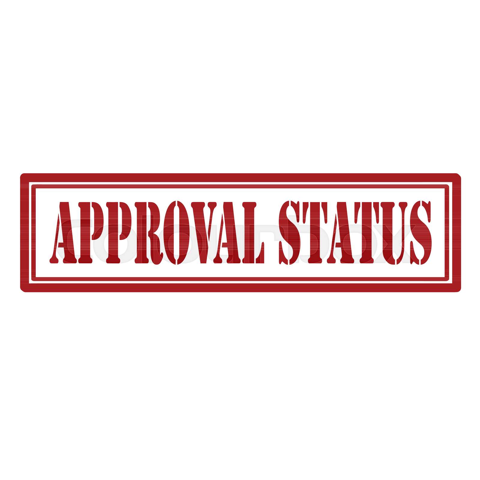 Approval Status-stamp | Stock vector | Colourbox