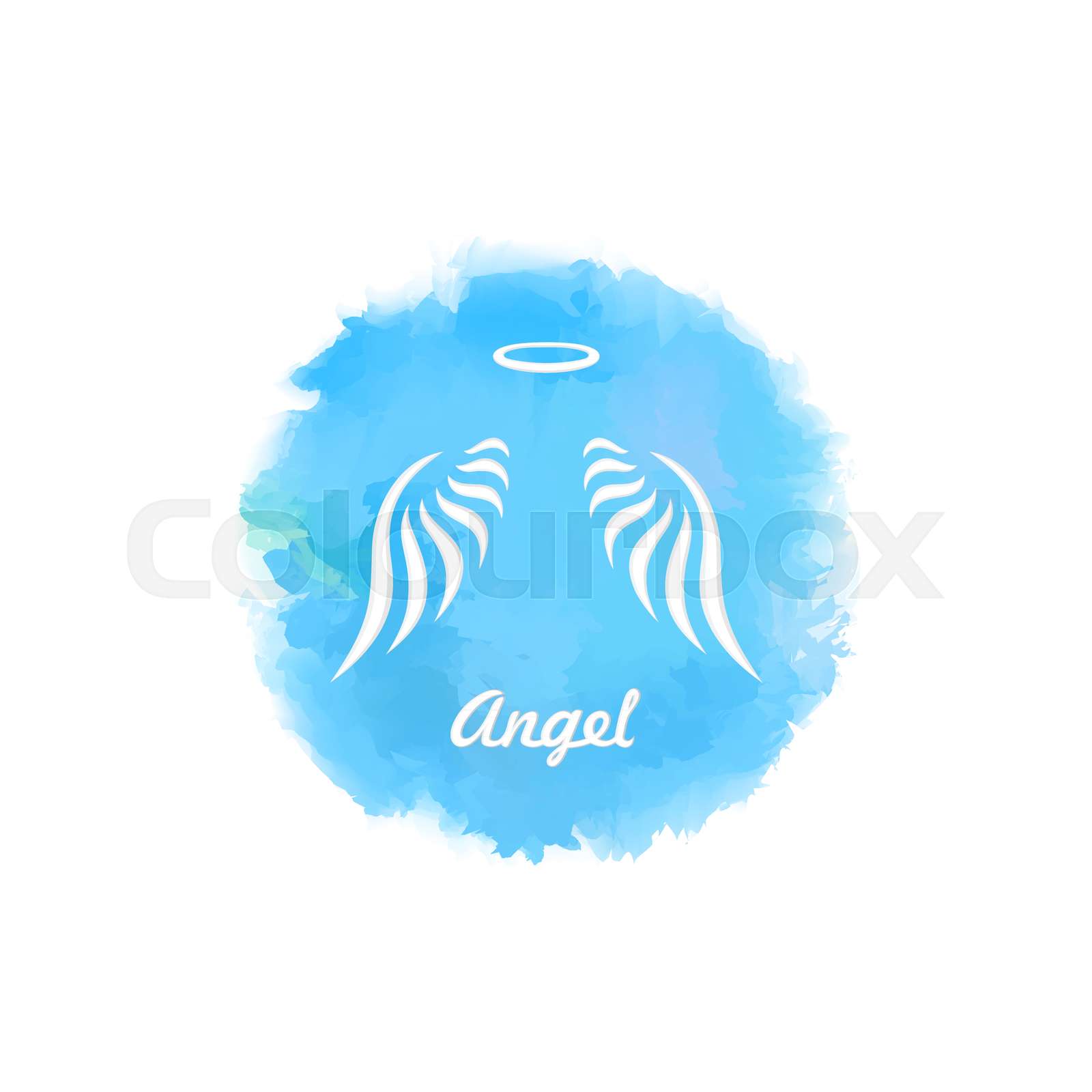 The Angel Symbol | Stock vector | Colourbox