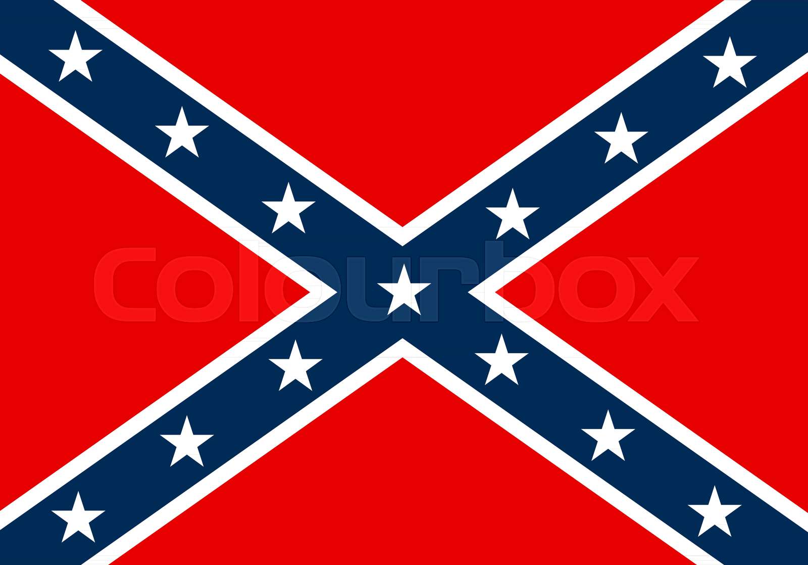confederate flag | Stock vector | Colourbox