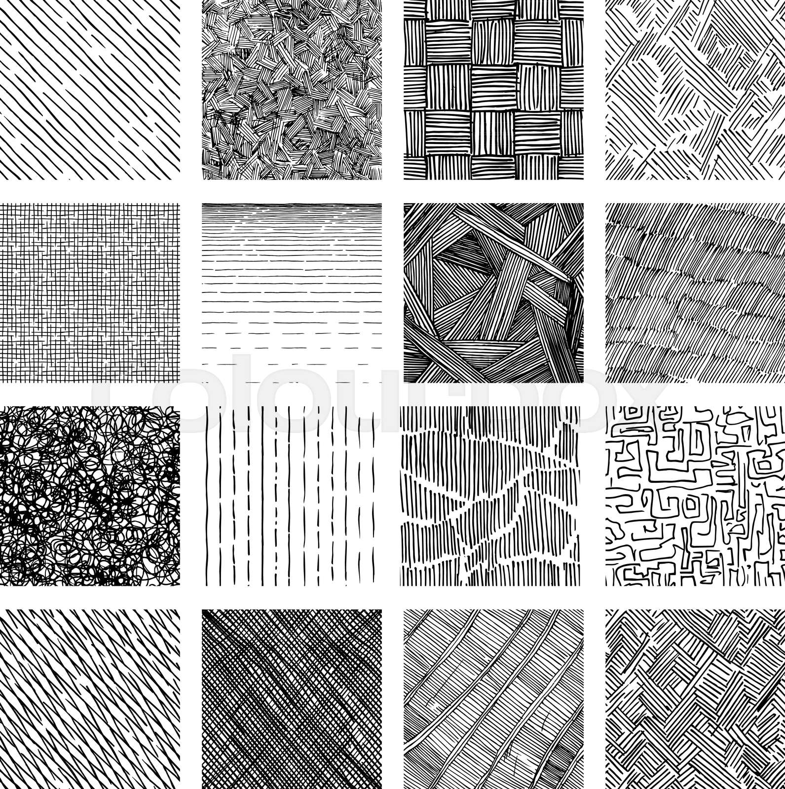 schraffur, nahtlos, tüpfelung | Stock-Vektor | Colourbox