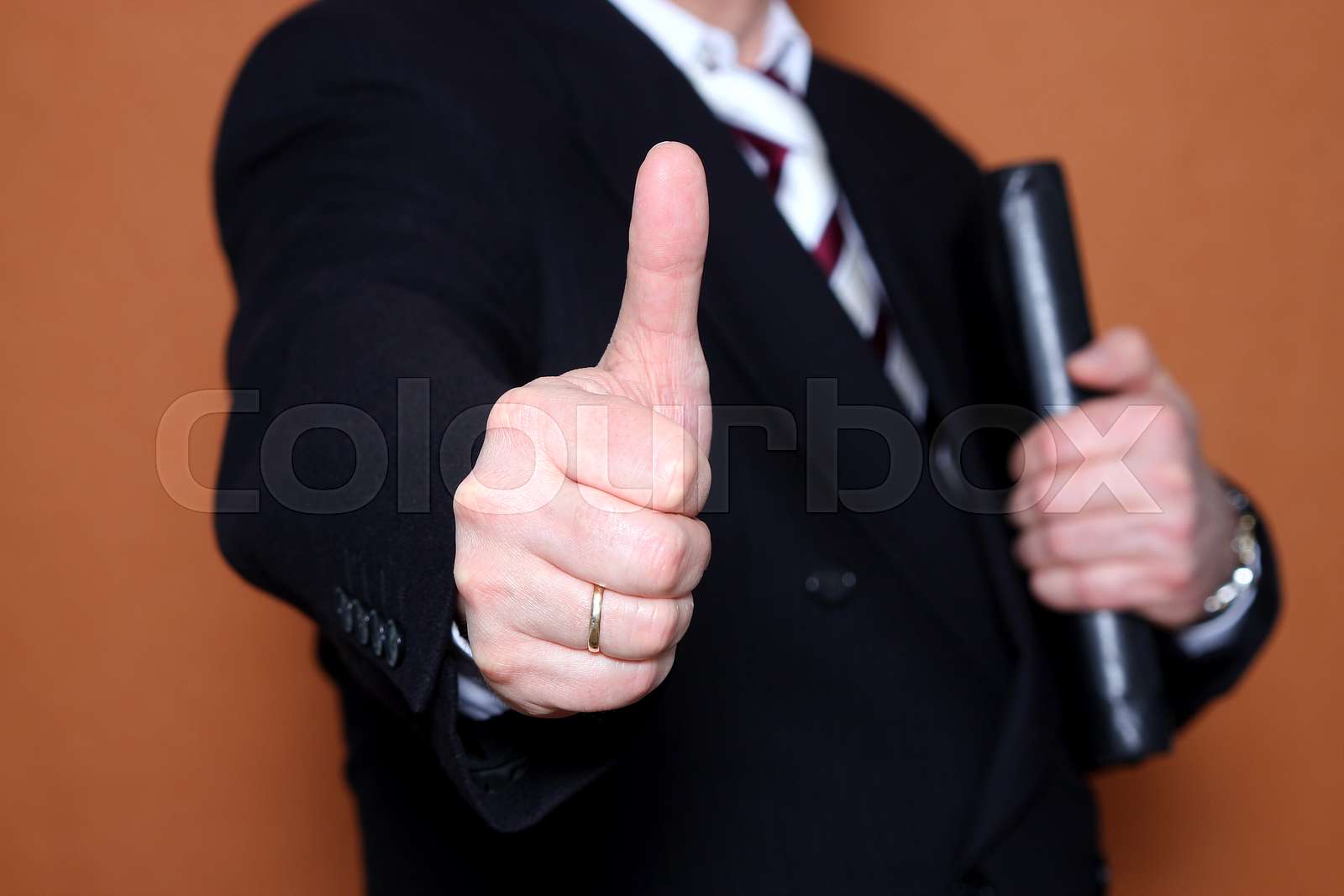 Daumen hoch | Stock Bild | Colourbox