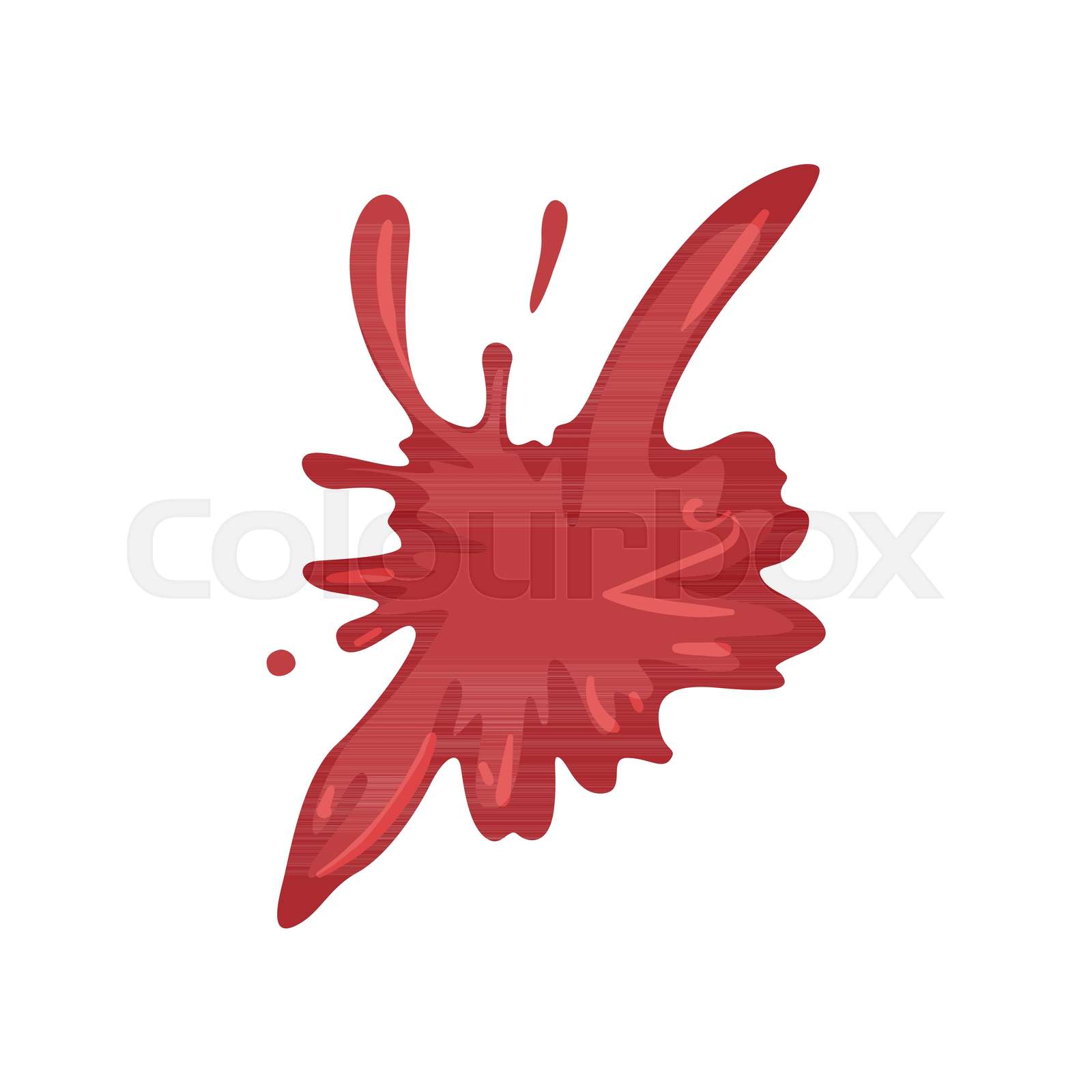 Blood Splat Cartoon No Background