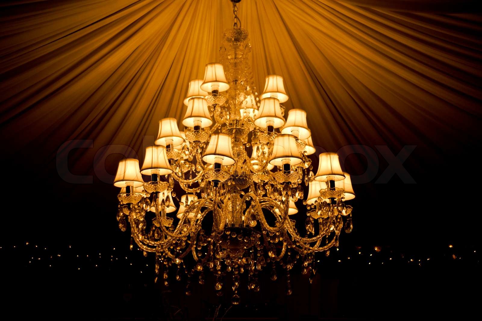 Chandelier with many lamps | Stock image | Colourbox