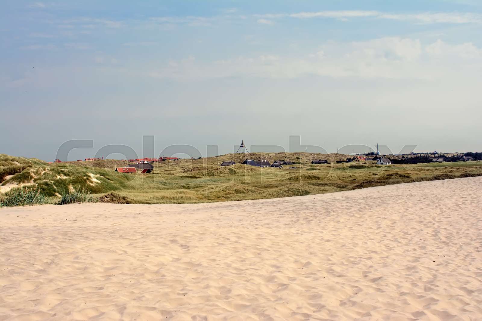 gammel skagen, gl.skagen,højen | Stock image | Colourbox
