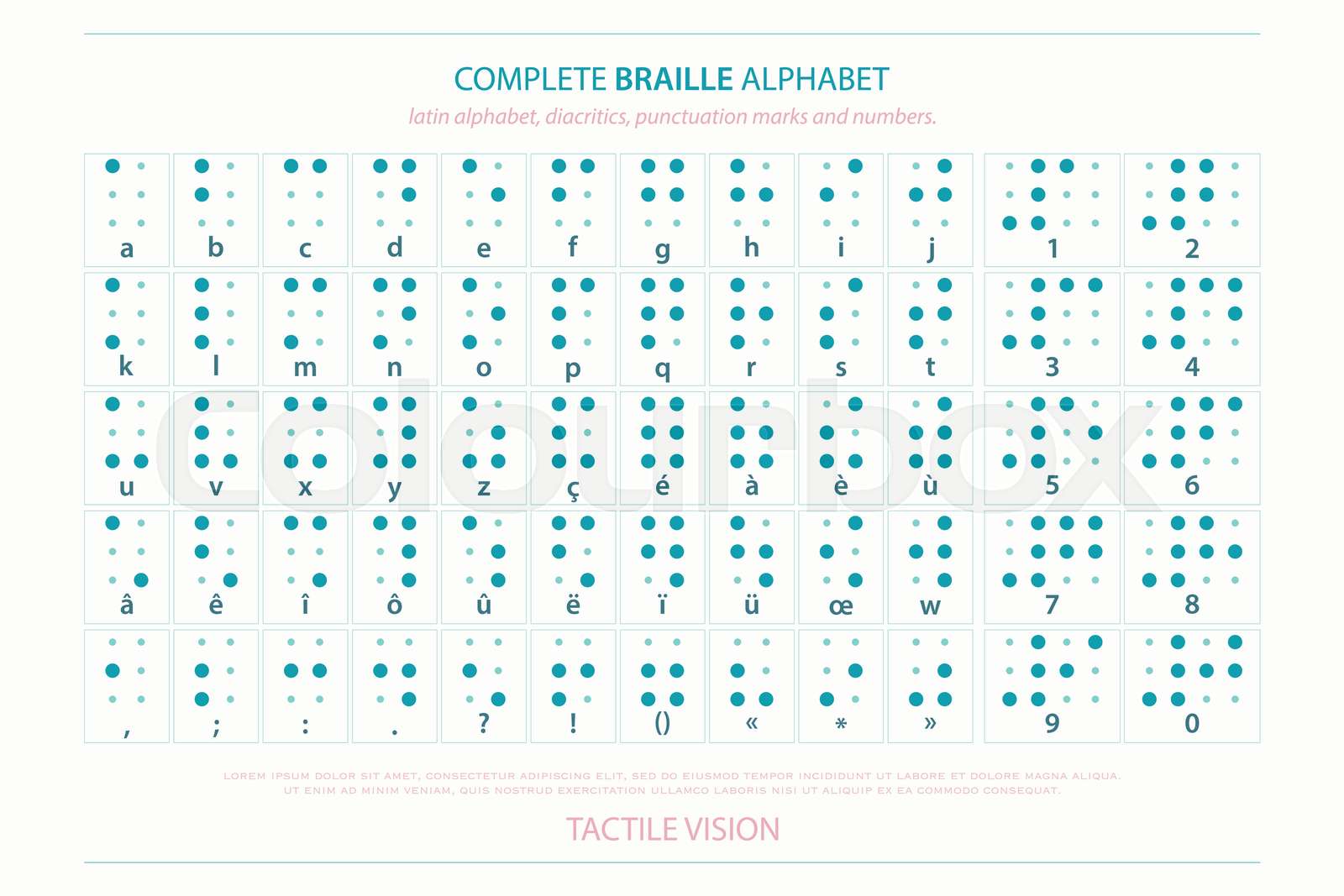 tactile | Stock vector | Colourbox