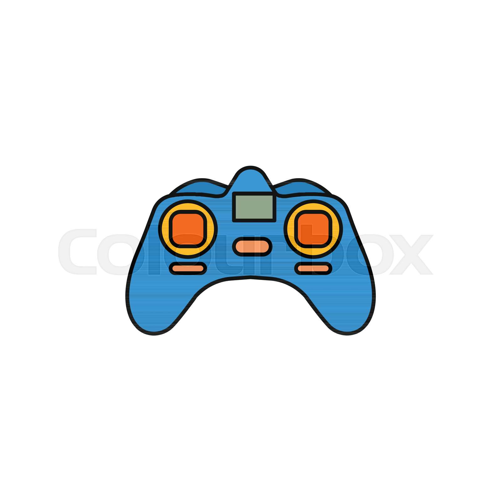 Remote control vector cartoon icon | Stock vector | Colourbox