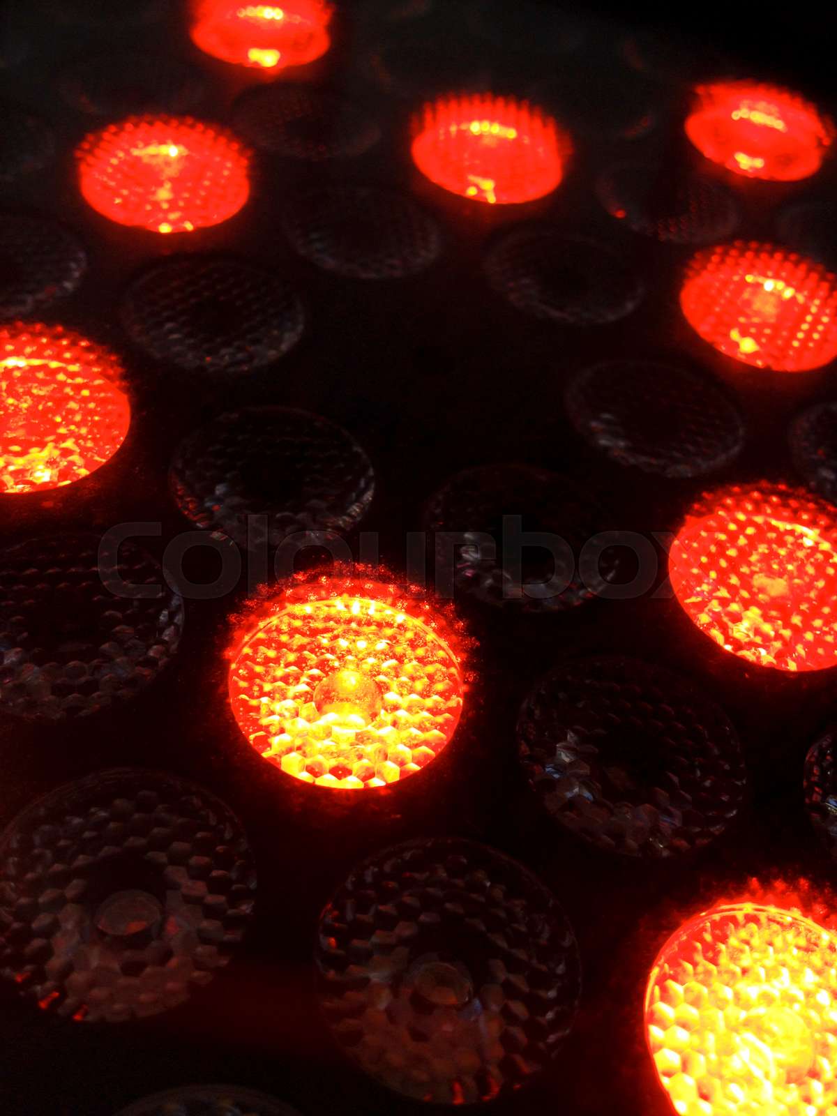 Close up of a LED light lamp | Stock image | Colourbox