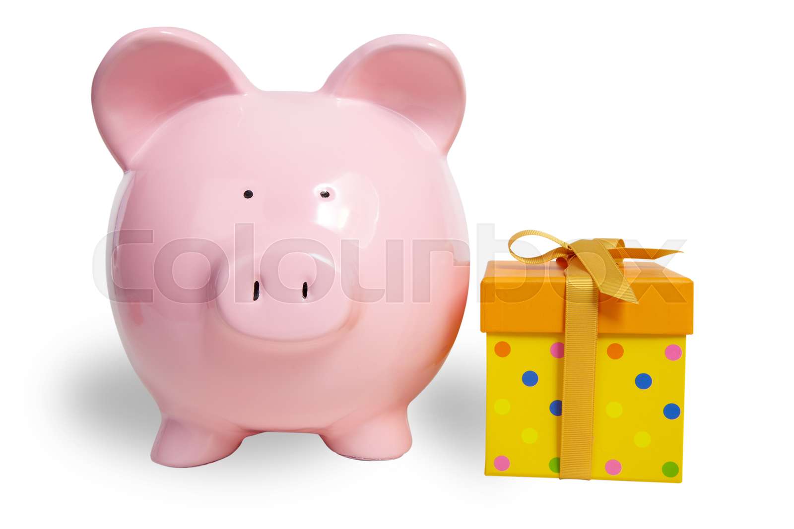 Money-box and fancy boxs | Stock image | Colourbox