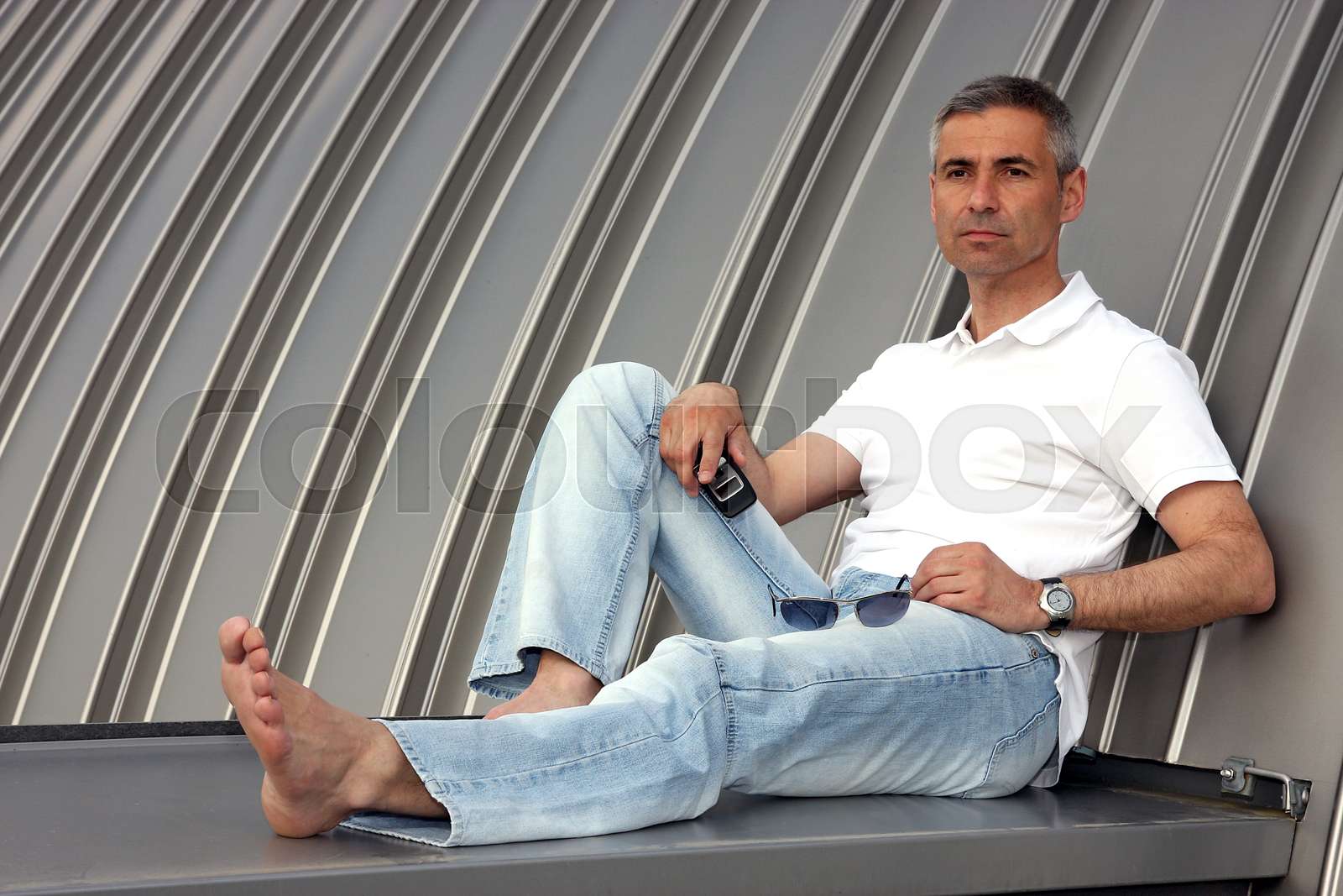 Cooler Typ | Stock Bild | Colourbox