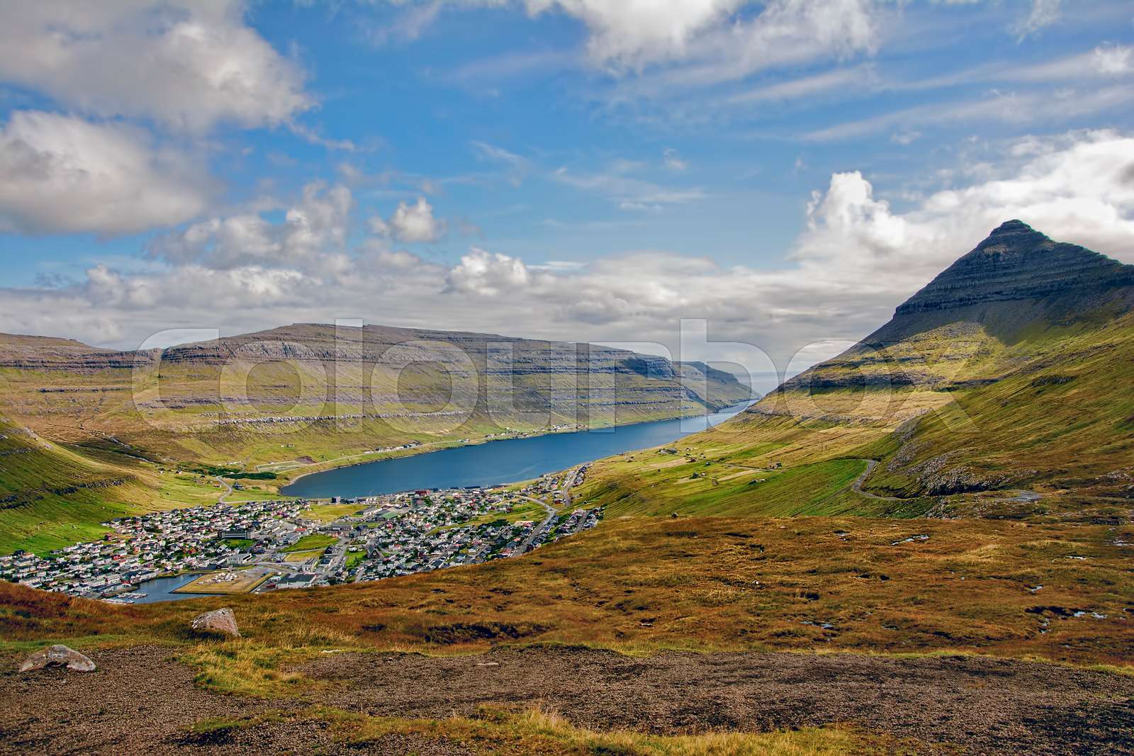 klaksvik, færøerne | Stock image | Colourbox