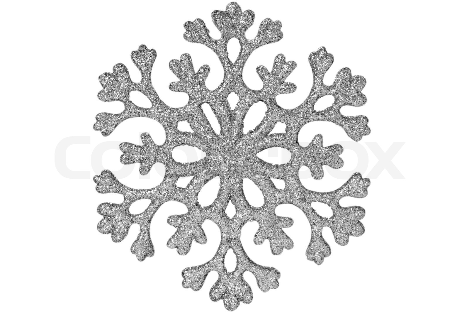 Silver Snowflake Clipart