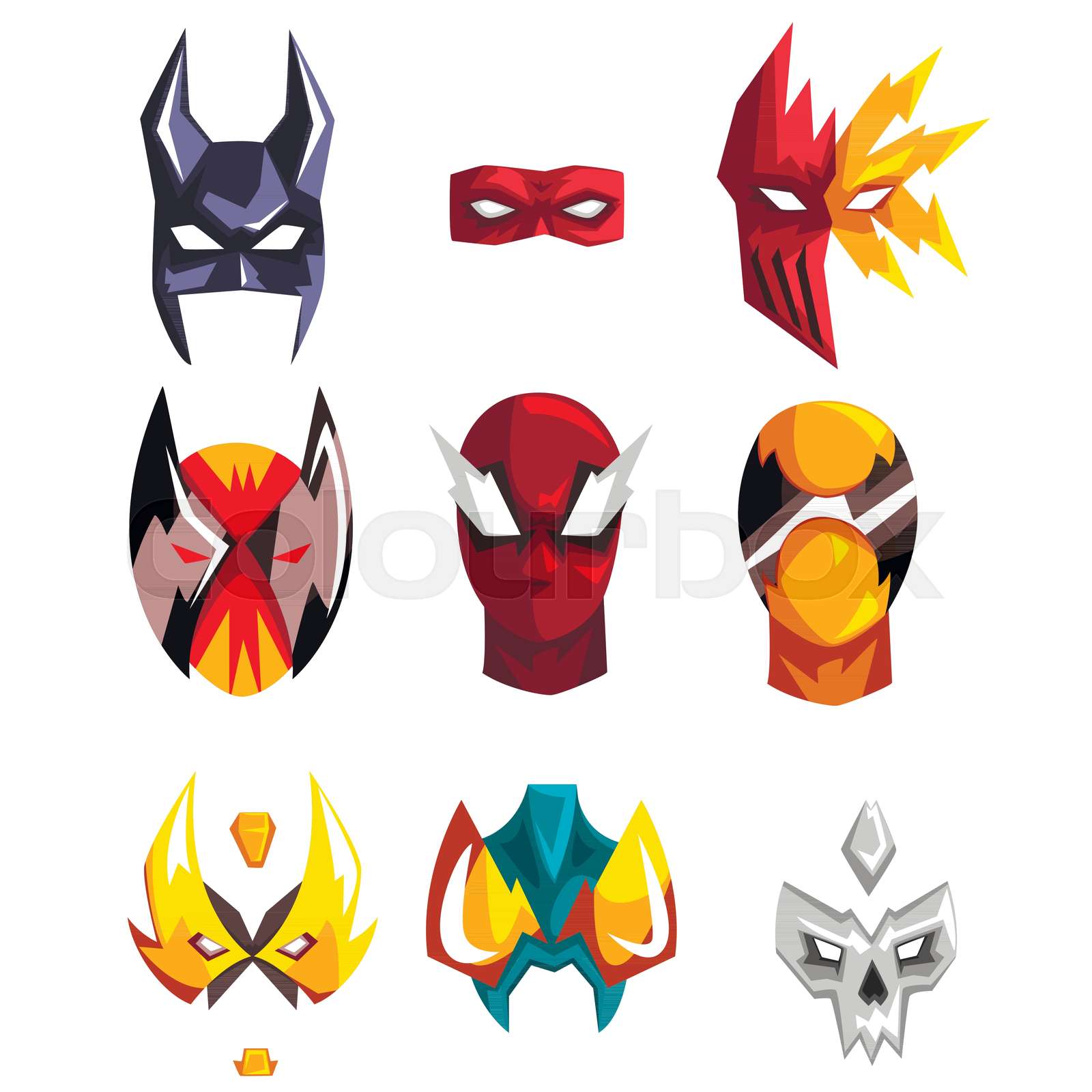 Superhero Mask Vector