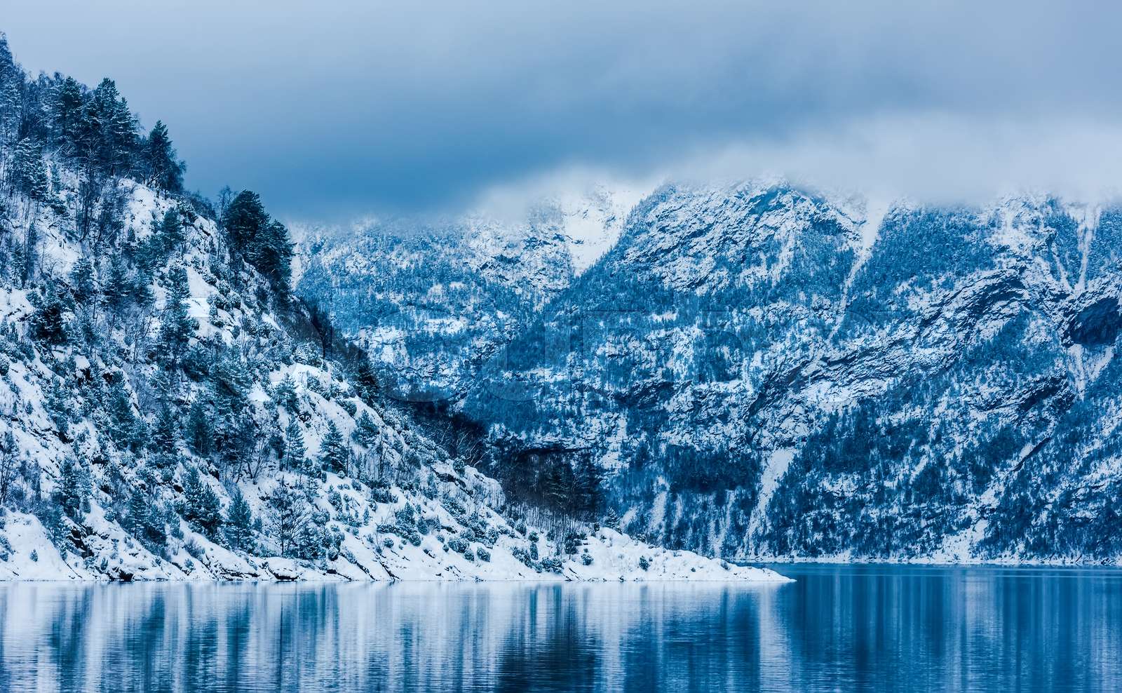 Norwegian Fjords in winter | Stock image | Colourbox