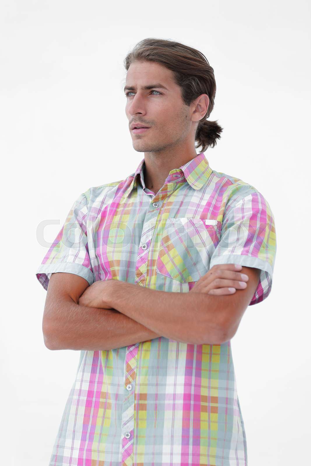 modern man , confidently looking forward | Stock image | Colourbox