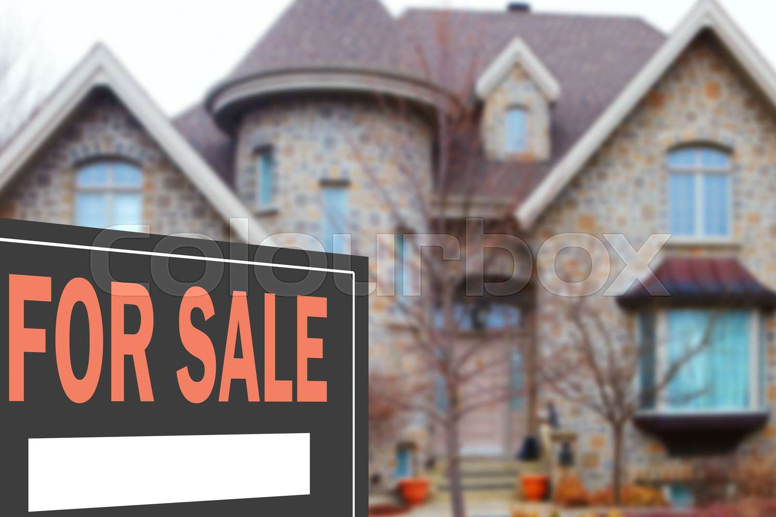 Home for sale | Stock image | Colourbox