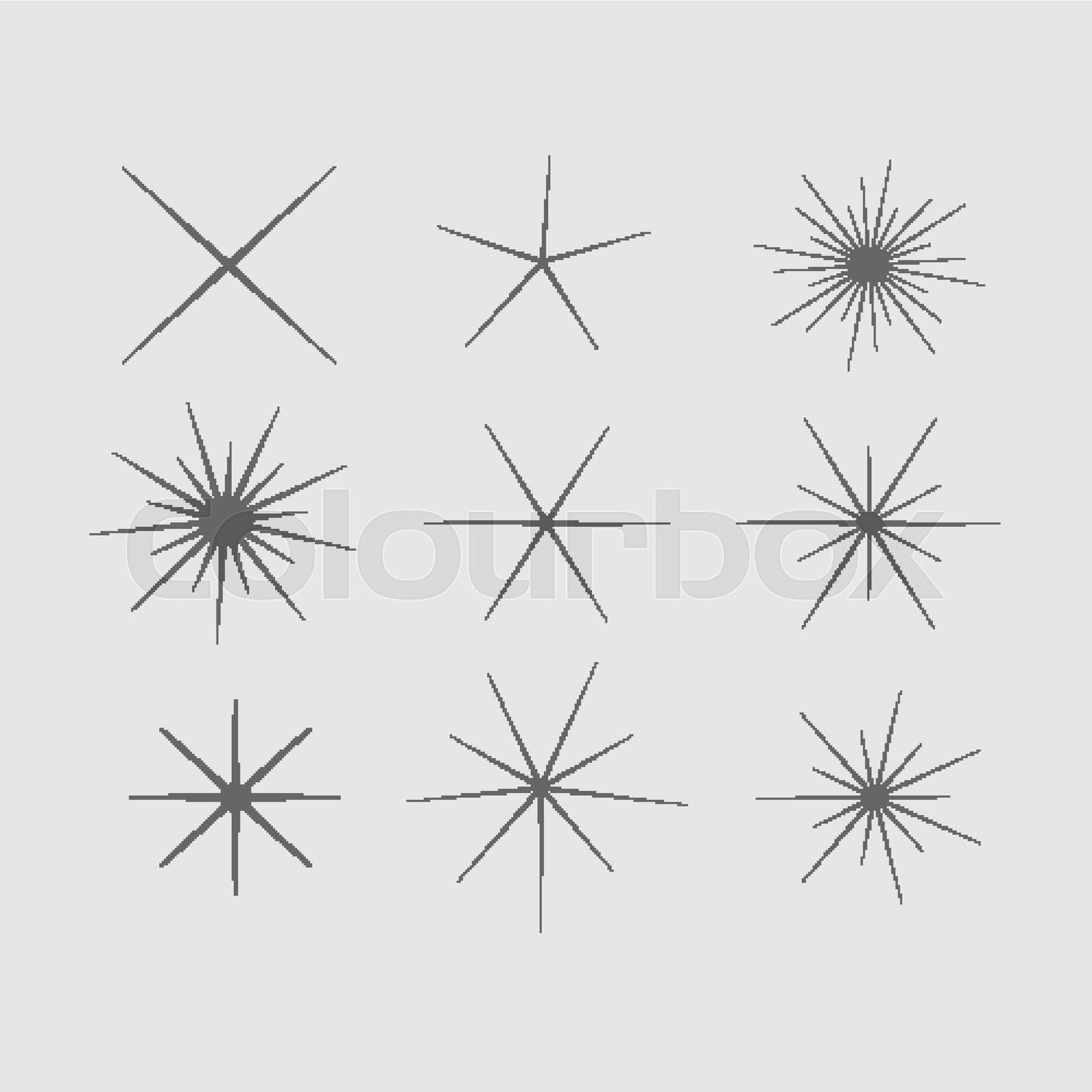 Simple sun light effect | Stock vector | Colourbox