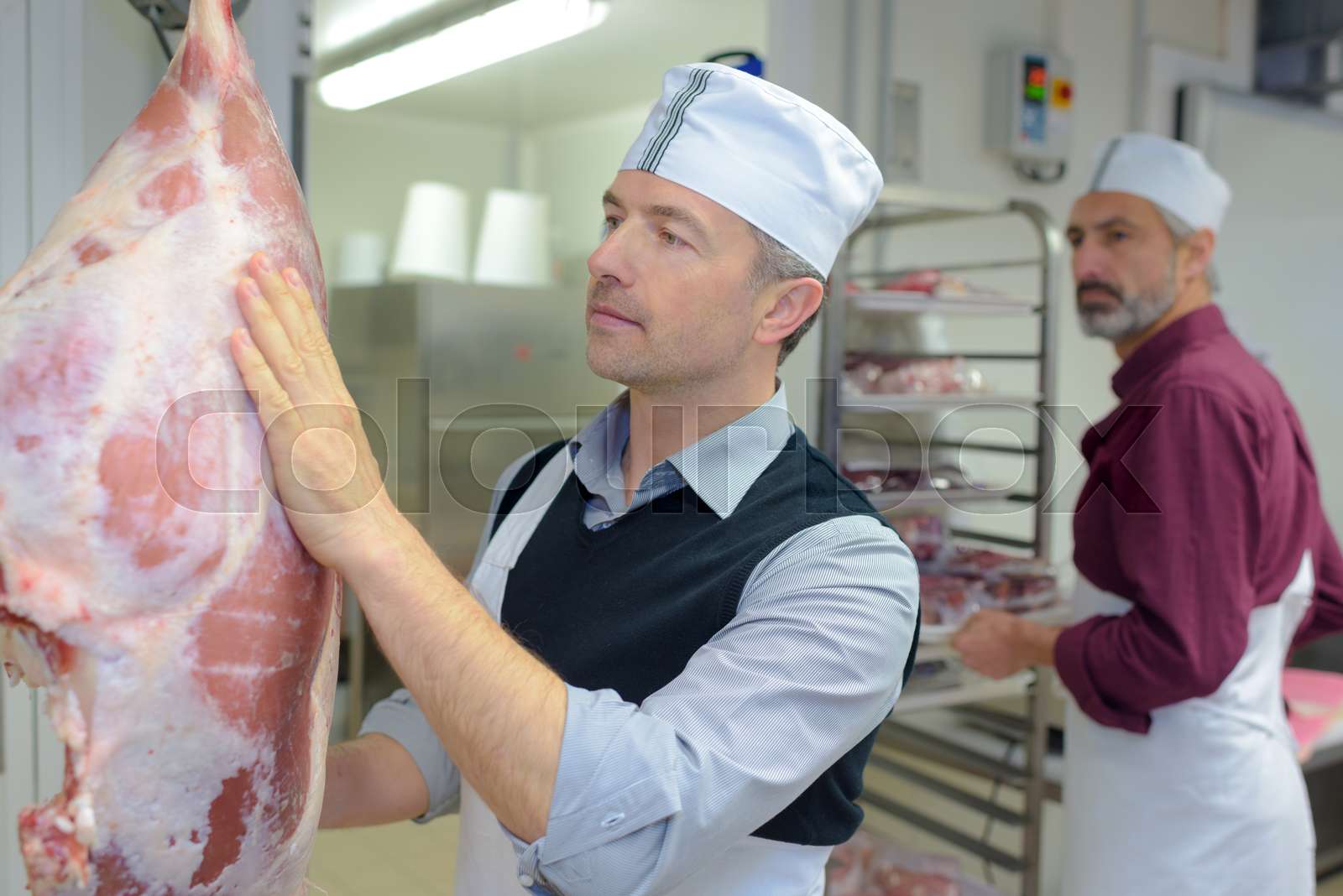 meat quality control | Stock image | Colourbox