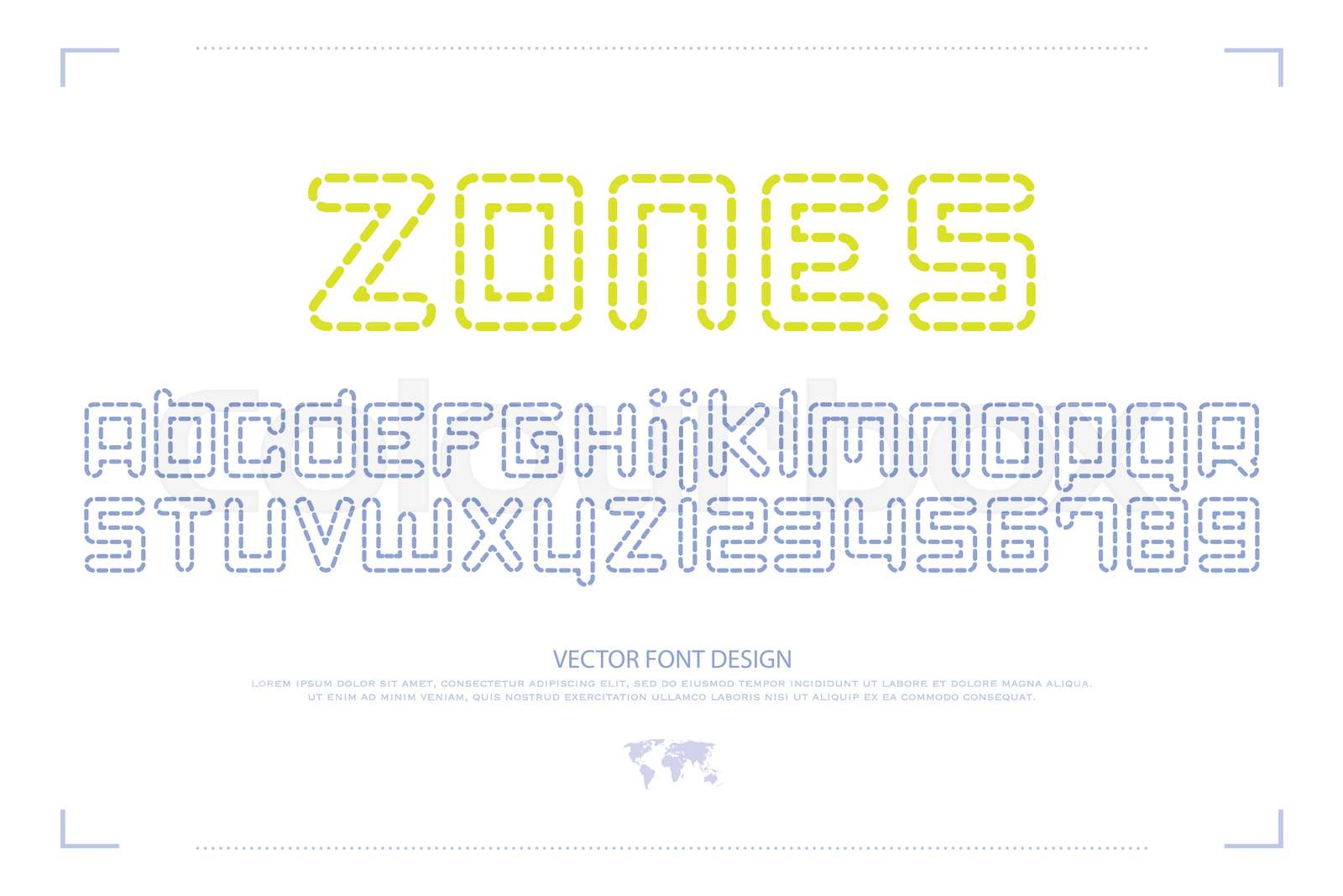 zones | Stock vector | Colourbox