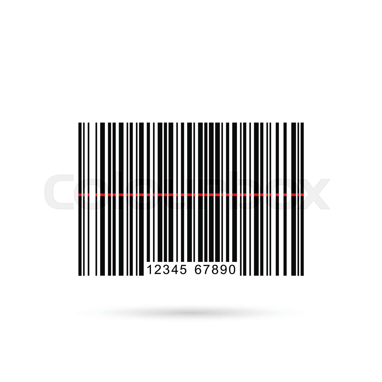 barcode, set, zahl | Stock-Vektor | Colourbox