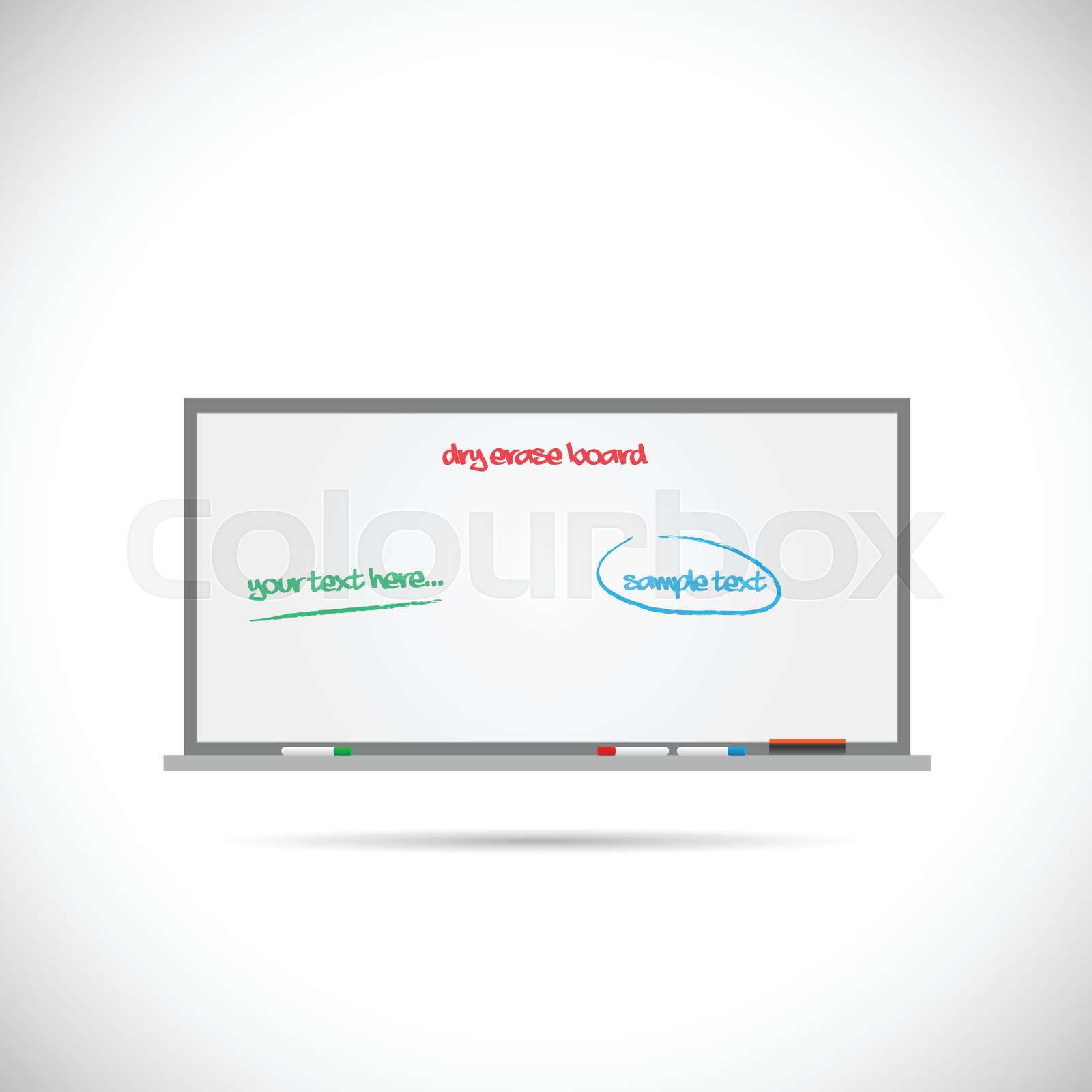 Dry Erase Board Illustration | Stock vector | Colourbox