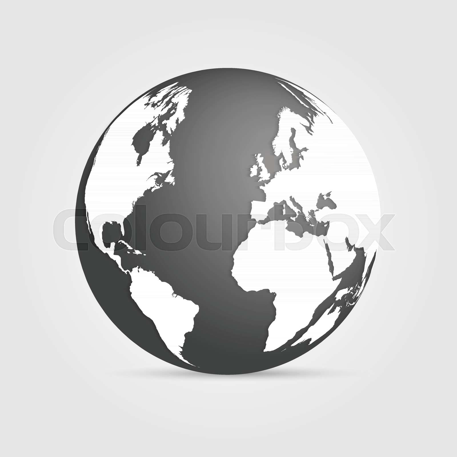 Gray Earth | Stock vector | Colourbox