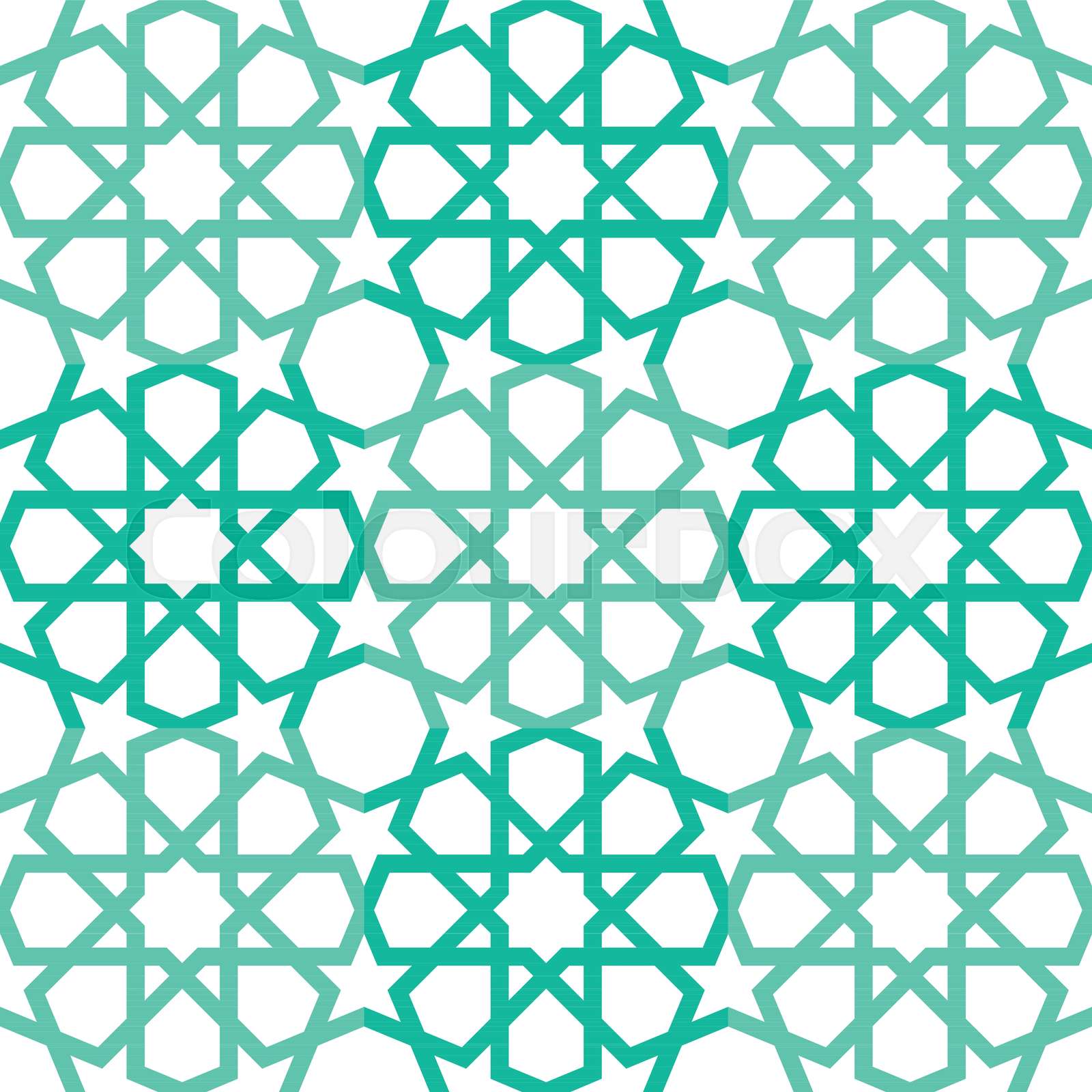 Islamic Tiling Pattern | Stock vector | Colourbox