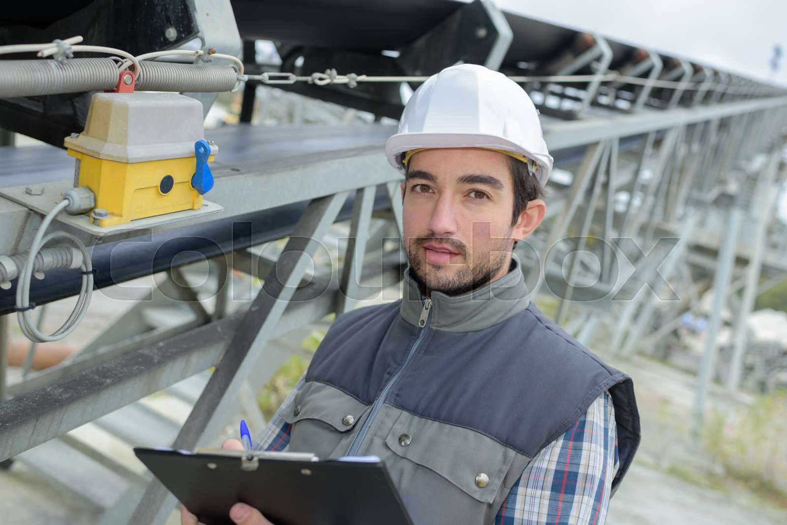 survey on the factory | Stock image | Colourbox