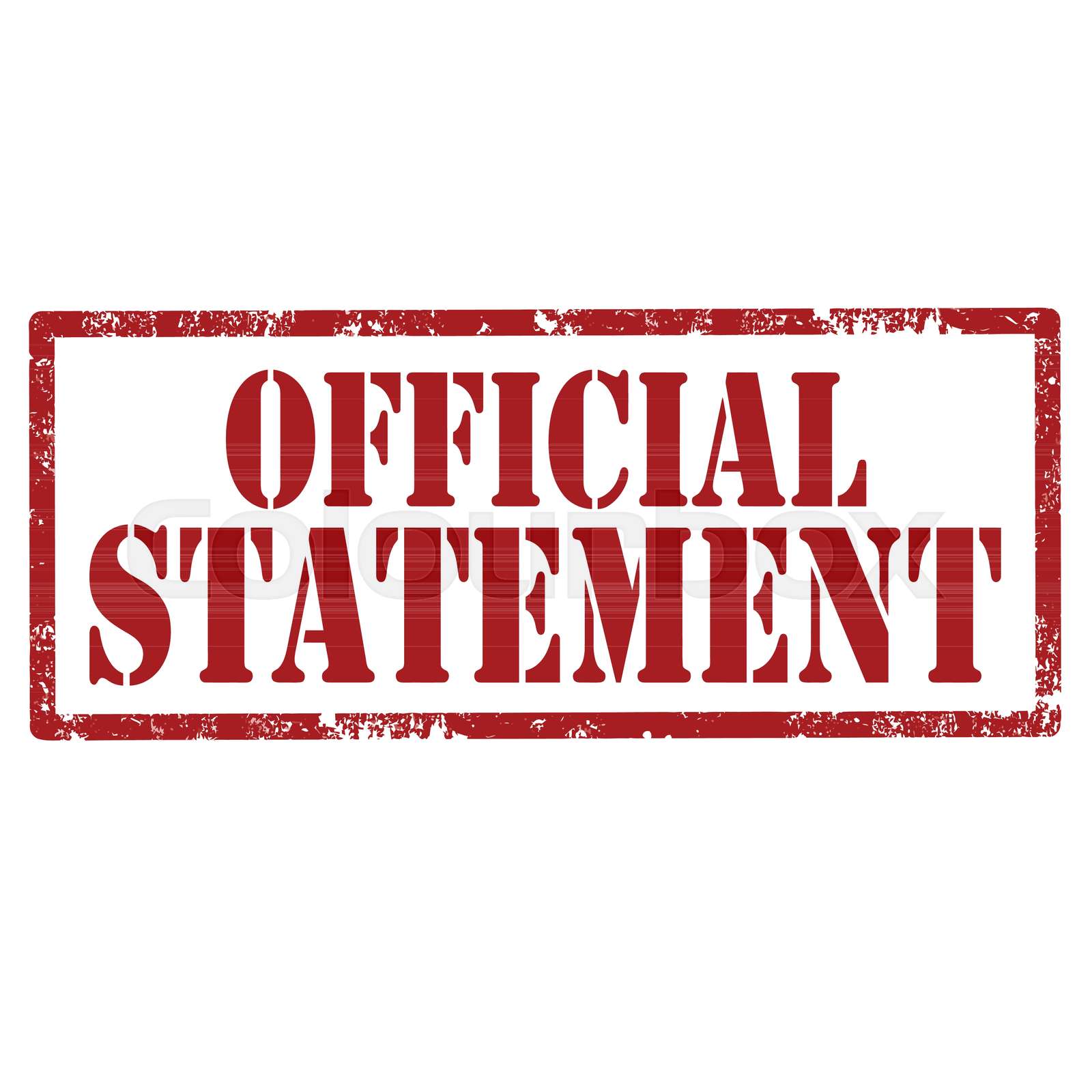 Official Statement-stamp | Stock vector | Colourbox