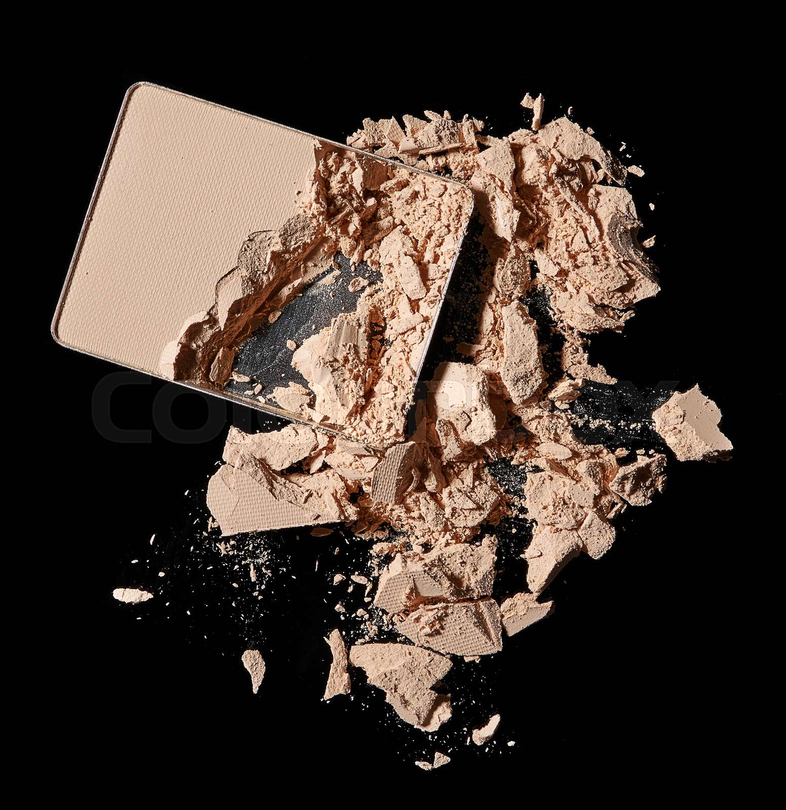 Light beige powder texture | Stock image | Colourbox