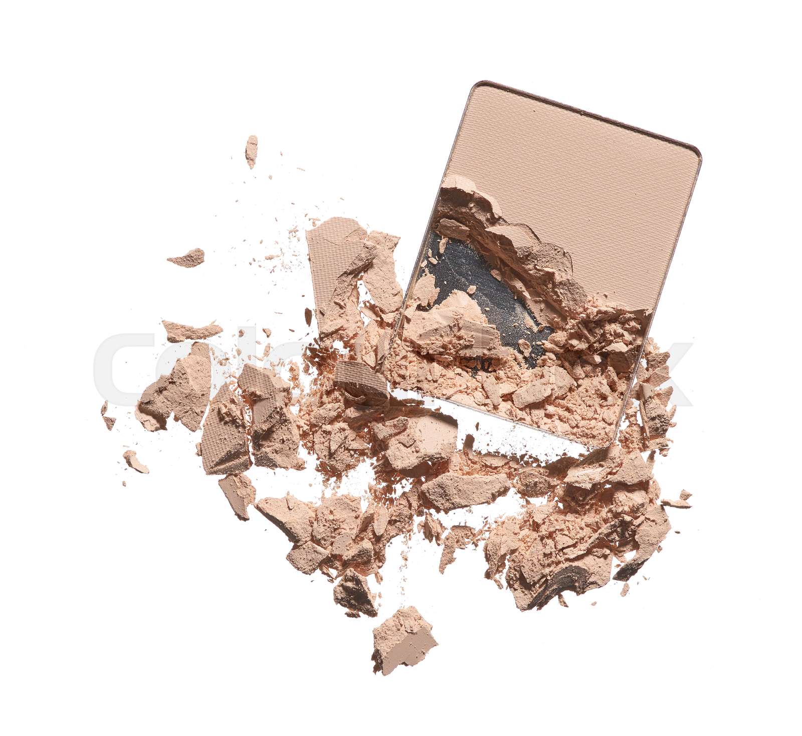 Light beige powder texture | Stock image | Colourbox