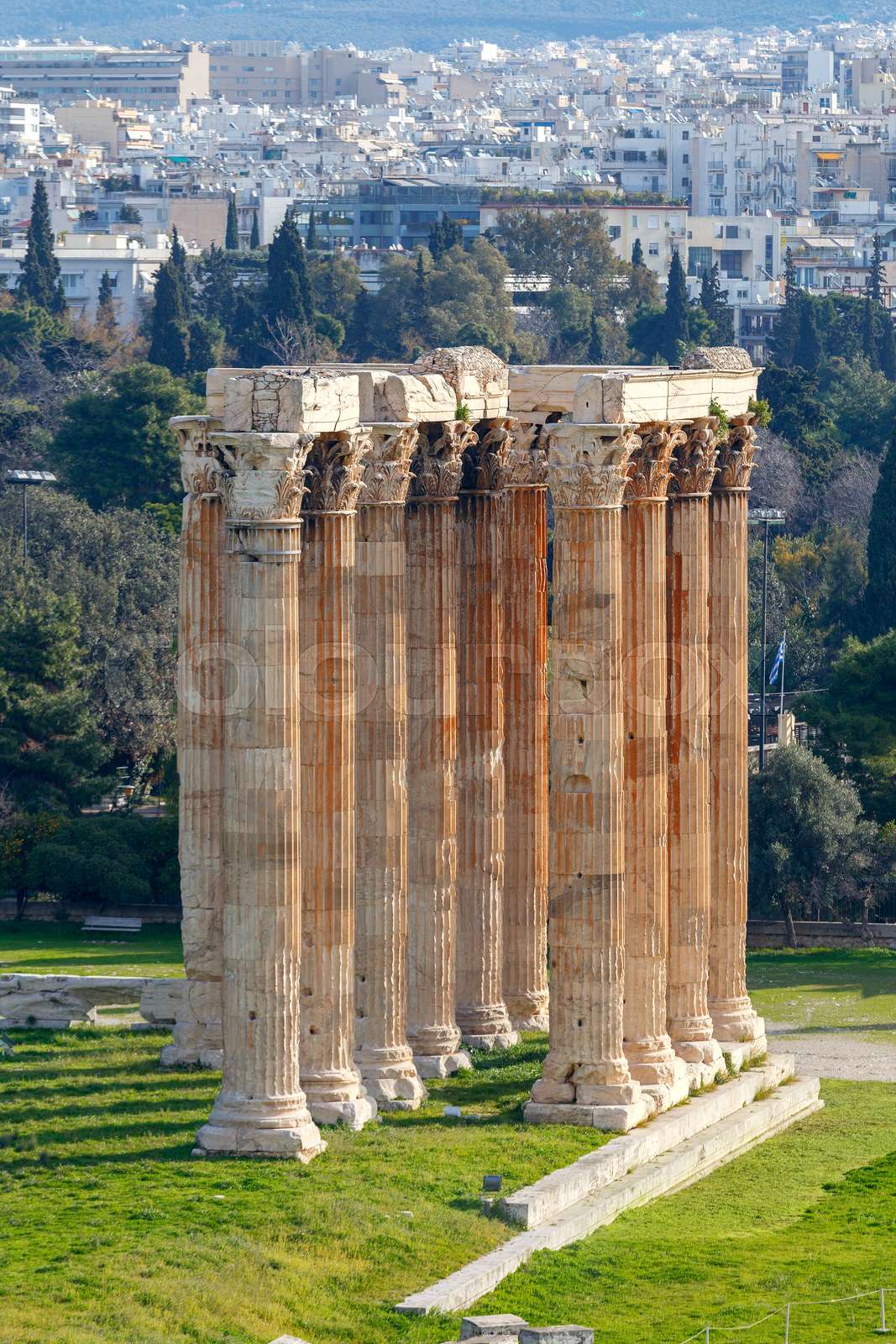 Athens. Temple of Zeus. | Stock image | Colourbox