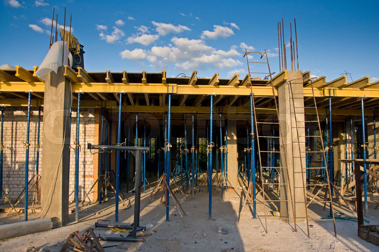 Formwork systems in construction | Stock image | Colourbox