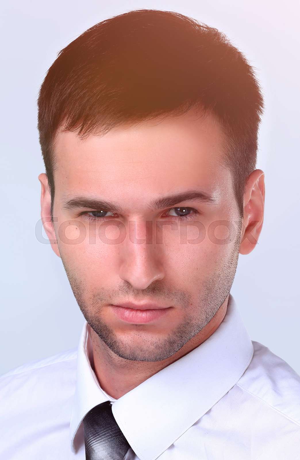 close-up. face of a successful business man | Stock image | Colourbox