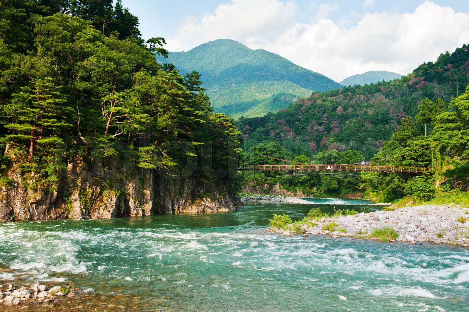 River in Japan | Stock image | Colourbox