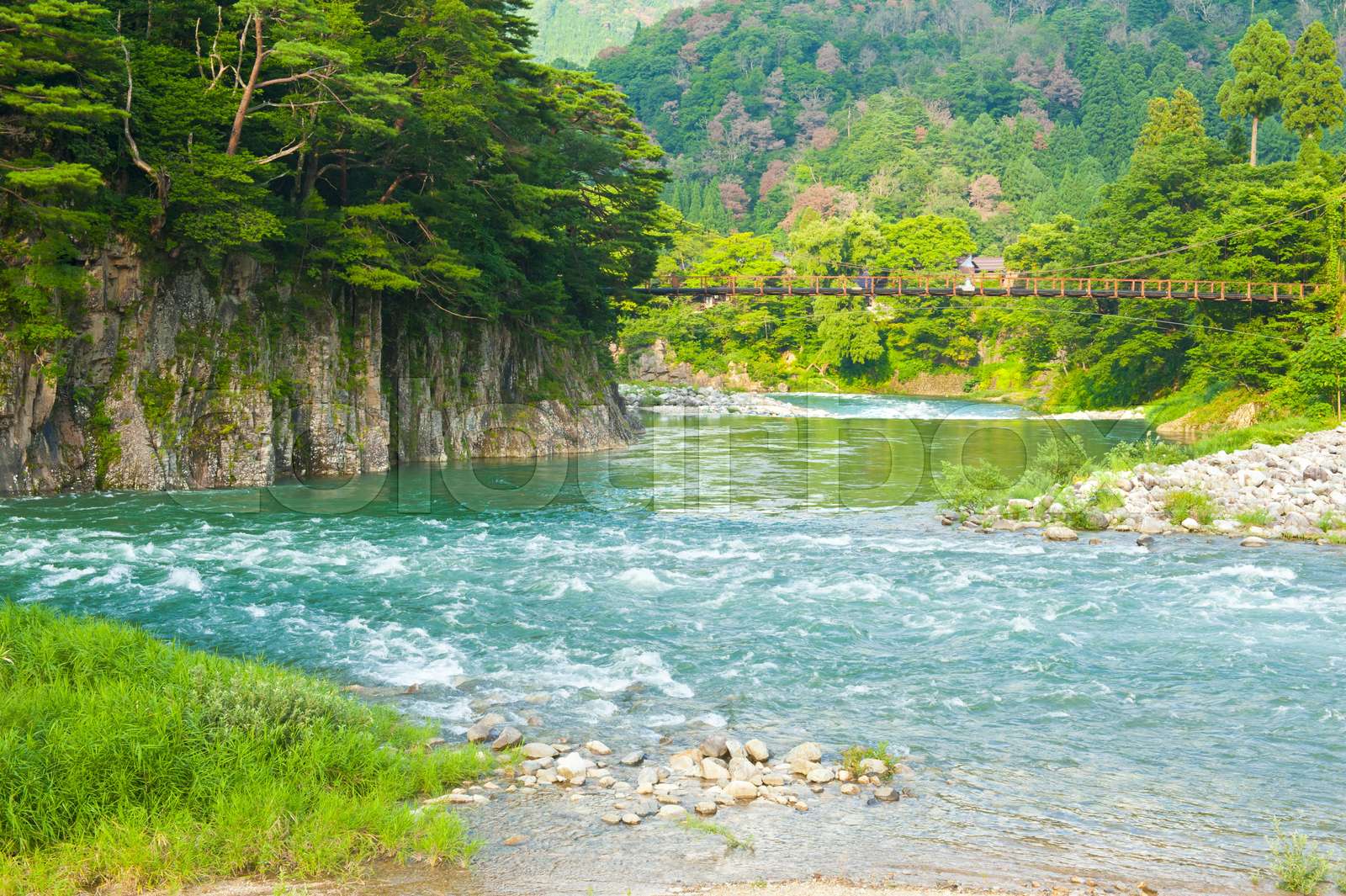 River in Japan | Stock image | Colourbox