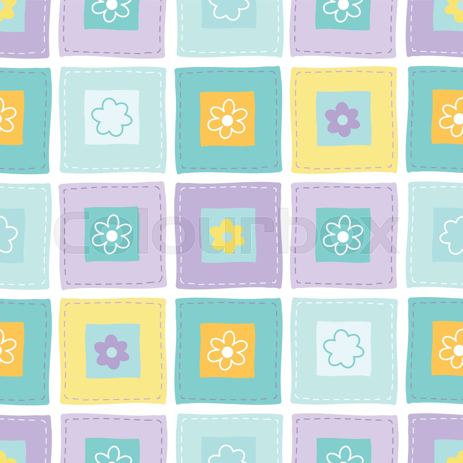 Cute seamless vector pattern | Stock vector | Colourbox