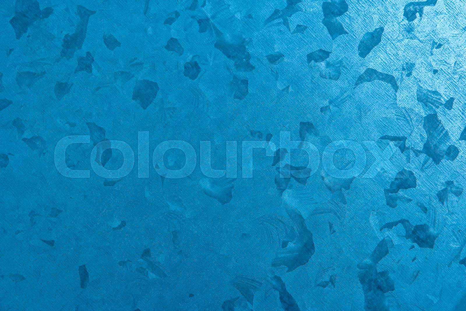 Blue zinc texture | Stock image | Colourbox